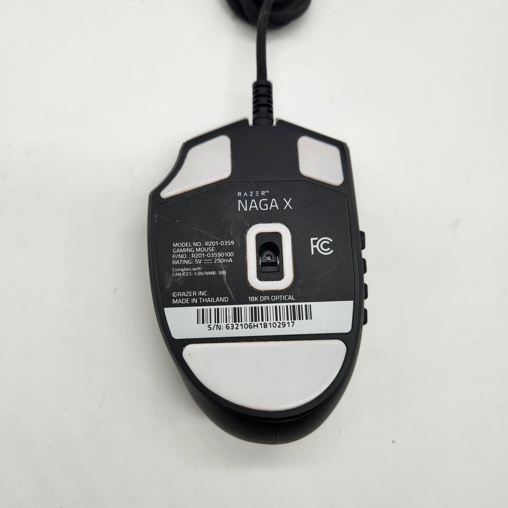 Razer Naga X Black RGB Wired Gaming Mouse For PC RZ01-0359 – PayMore ...